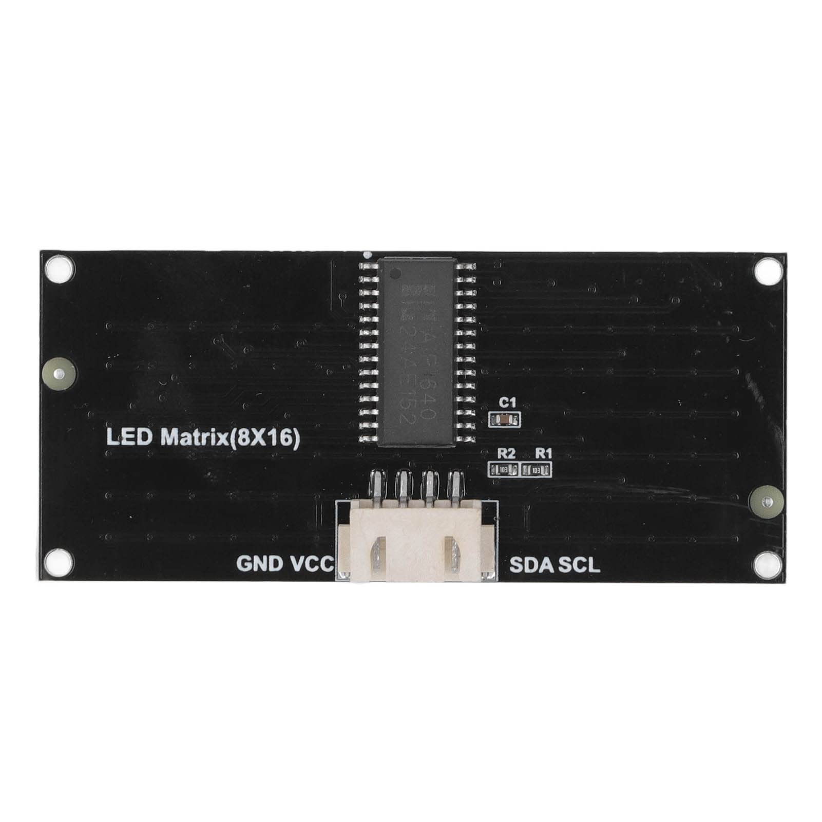 DC 3.3-5V 8 X 16 LED Light I2C Communication Display Module for Arduino Microbit