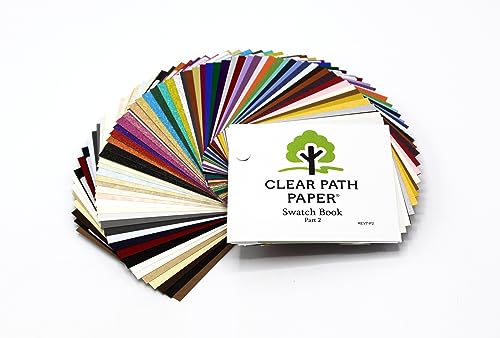 Cardstock Sample Swatch Book - Version 7 - from Clear Path Paper