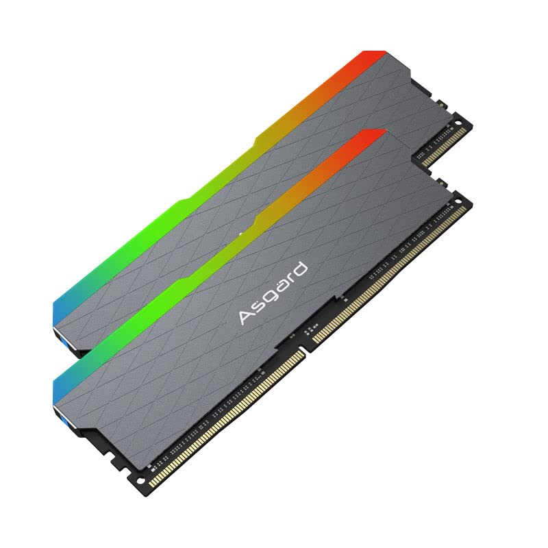 DDR4 Ram,Asgard Valkyrie Series 32GB (2 x 16GB) 288-Pin DRAM DDR4 3200 CL-18-22-22-42 1.35V Dual Channel Desktop Memory Model - White