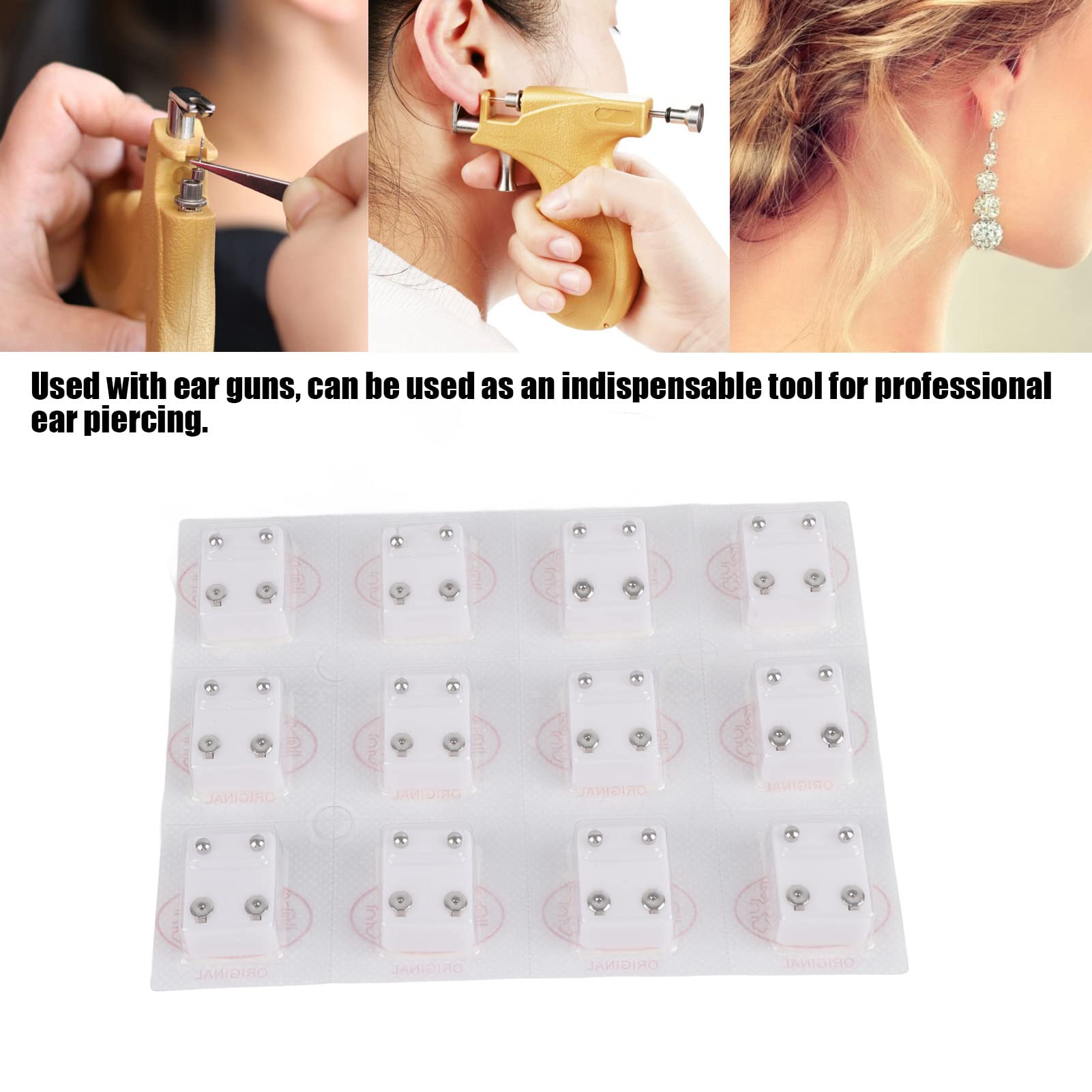 Ear Piercing Gun,Top Quality Ear Piercing Gun Ear Stud Ear Plug Earring Steel Ear Piercing Tool Kit