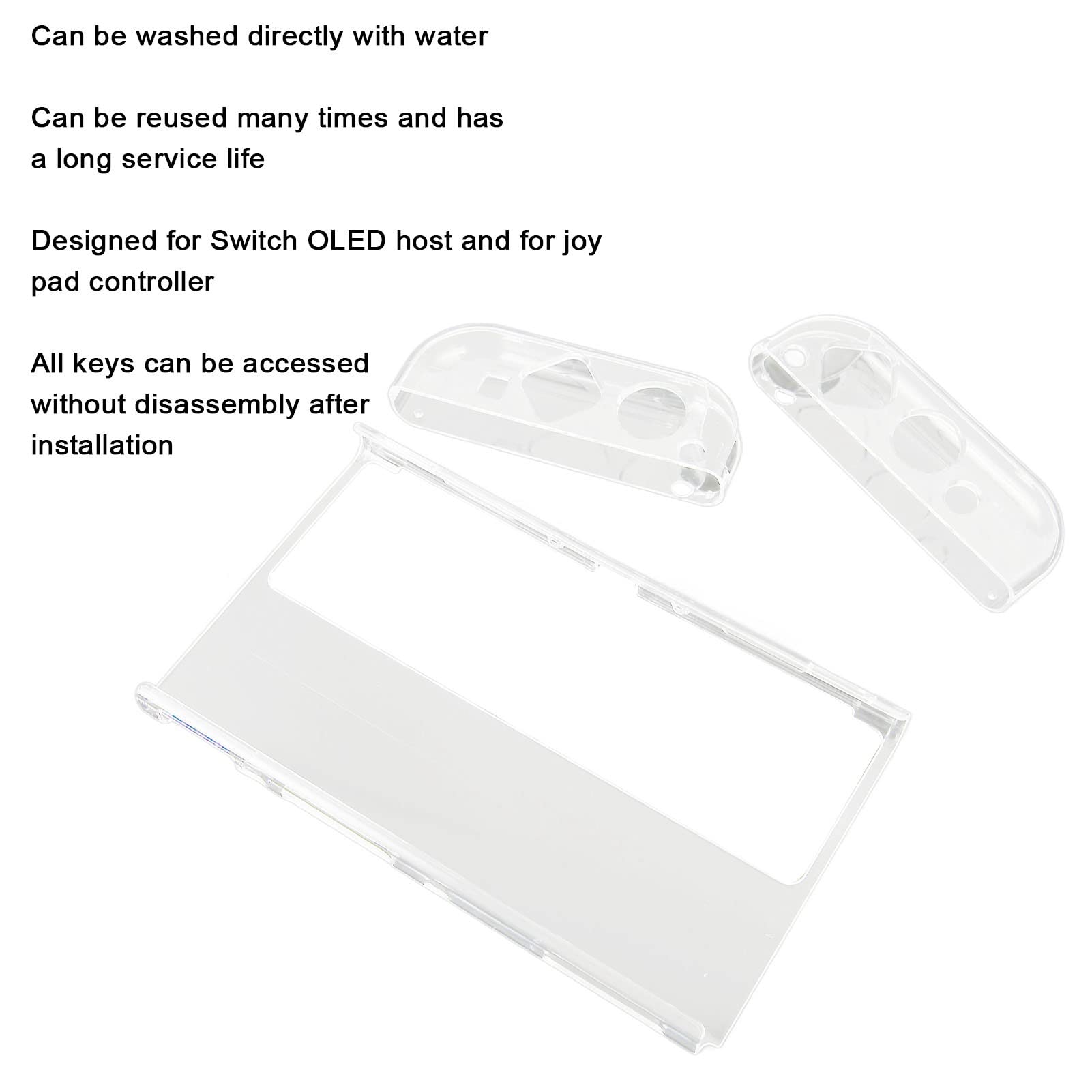 Dockable Case Cover, Host Protective Case Anti Fingerprint Portable PC Materials Anti Collision for Game Console