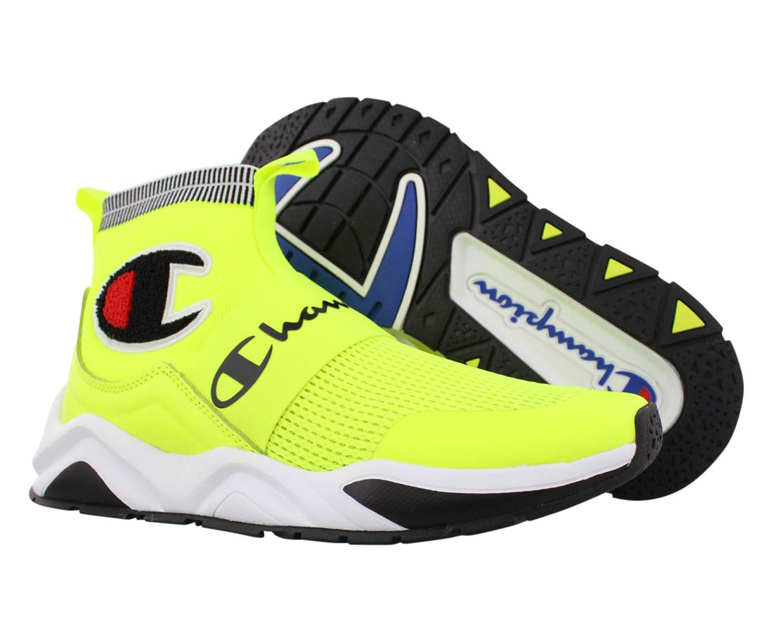 Champion Men's Rally Pro Sneaker Yellow/Blk 11 Medium US