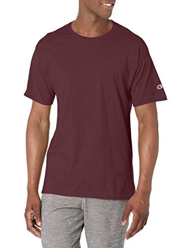 Champion mens Classic Jersey Tee Shirt, Maroon, XX-Large US