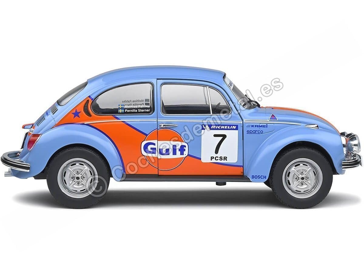 solido S1800517 1:18 2019 Volkswagen Beetle 1303 Rallye Colds Balls Collectible Miniature car, Multi