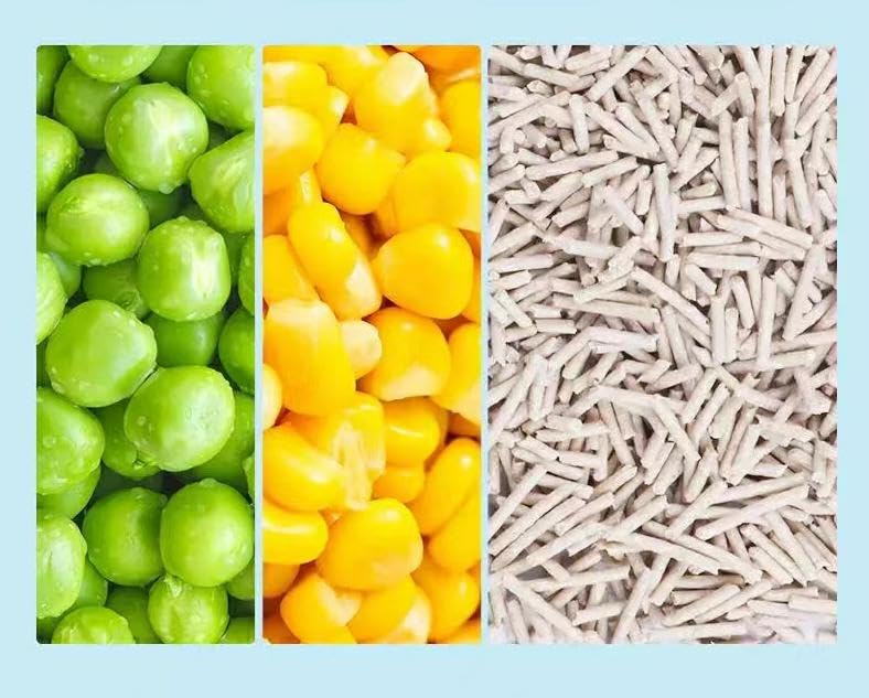 FEELING BEST Tofu Cat Litter 11.2LB(5.6lb×2bag) Clumping, 100% Food Grade Raw Materials, Clumping,Flushable,Ultra Absorbent and Fast Drying,Solubility in Water,Really Dust-Free,Less Scattering