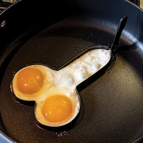 Eggs Rings，2 Pack Funny Stainless Steel Egg Cooking Rings， Egg Rings for Muffins Pancake Cooking Griddle - Portable Grill Accessories for Camping Indoor Breakfast Sandwich Burger