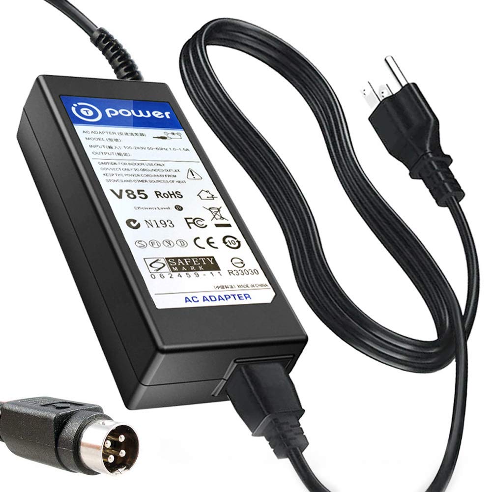 T-Power 12V Charger for 4-pin Synology Disk Station DS410j DS411J Server Replacement Switching Power Supply Cord Charger Ac Dc Adapter