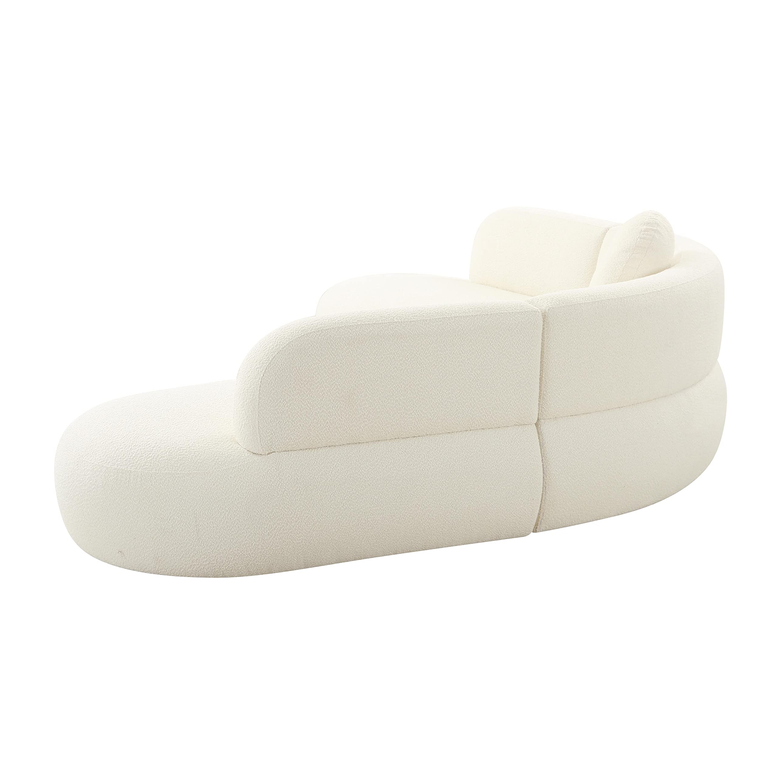 Tov Furniture Broohah Cream Boucle Sectional