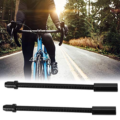 Cable Guide, Soft Stainless Steel Folding Bike Brake Pipe Reusable for Road Bike(black)