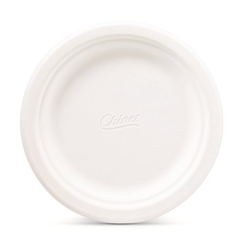 Chinet Classic White, Round All Occasion Fiber Plates, 8.75 Inch, 72 Count