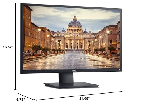 Dell E2420H 24" FHD IPS LED Monitor, Black - 23.8-inch 1920x1080 16:9 5ms 250Nit 1000:1 VGA DisplayPort