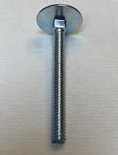 Elevator Bolt (RFS) 1/4 X 2-1/2 Square Neck Wide Flat Low Profile Head 1/4-20, 25 Pcs