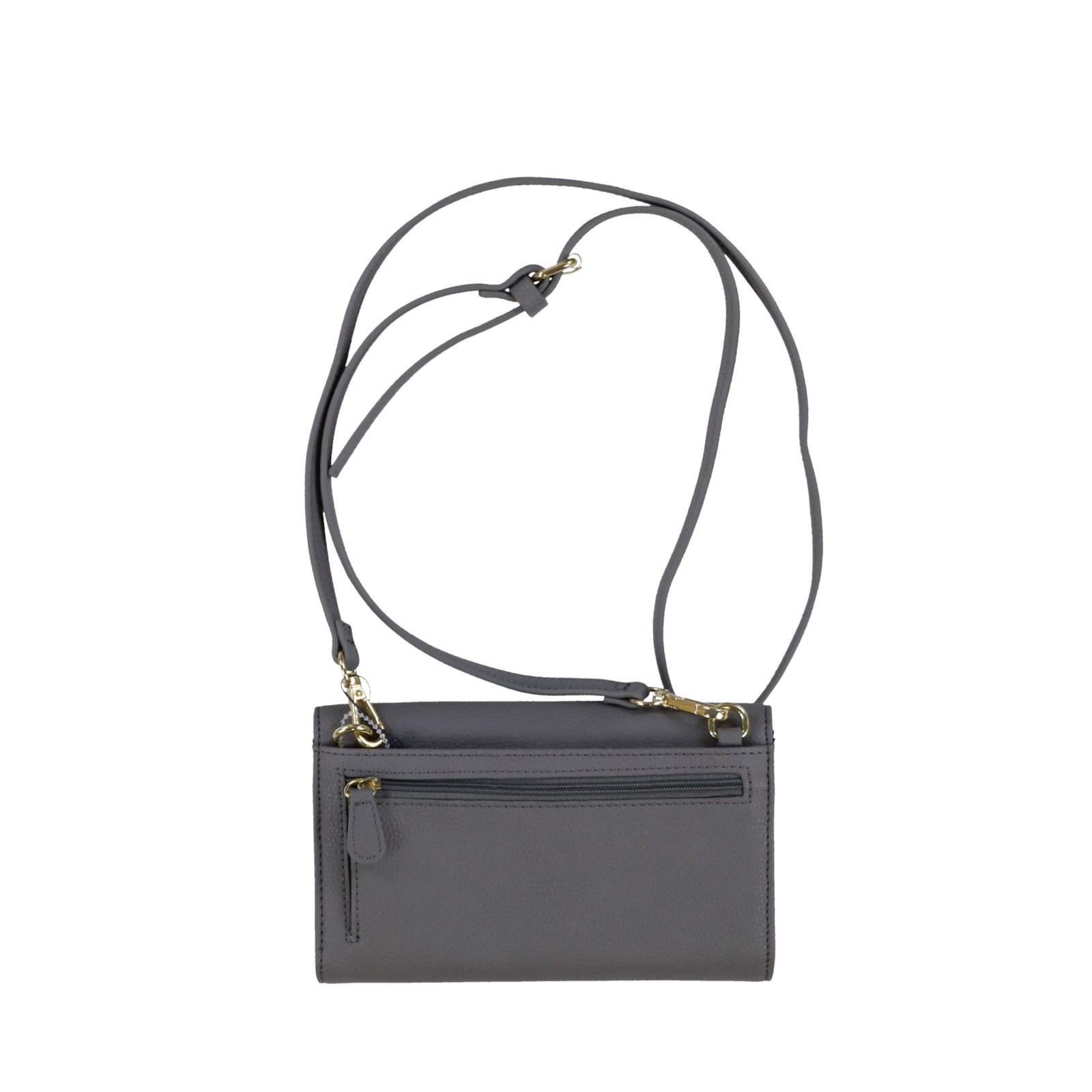 Tommy Hilfiger Womens Tri-Fold Wallet Purse - Grey