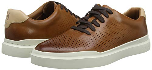 Cole Haan Men's Grandpro Rally Sneaker, British Tan/Ivory, 12