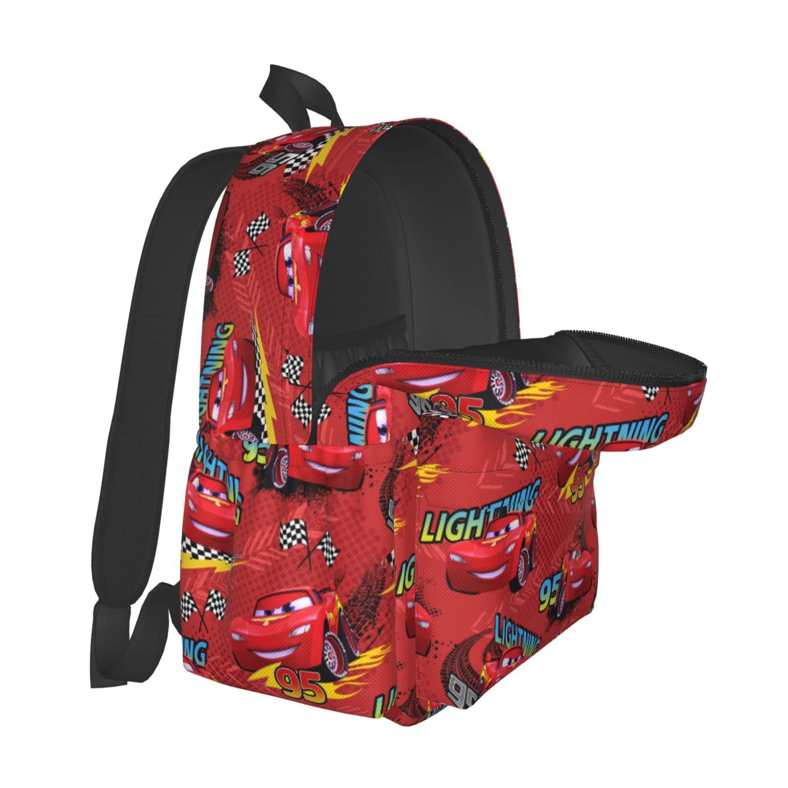 Car Cartoon backpack bag 16 Inch Large Capacity Laptop Backpack Casual Travel Sports Bag Durable Lightweight