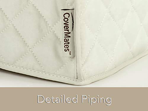 Covermates Keepsakes – Can Opener Cover – Dust Protection - Stain Resistant - Washable – Appliance Cover-Cream