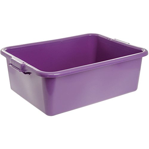 Vollrath ColorMate⢠Purple Plastic Solid Food Storage Box - 20"L x 15"D x 7"H