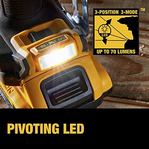 DEWALT 20V MAX* XR® Brushless Cordless 1/2 in. Hammer Drill/Driver Kit (DCD805D2), Yellow