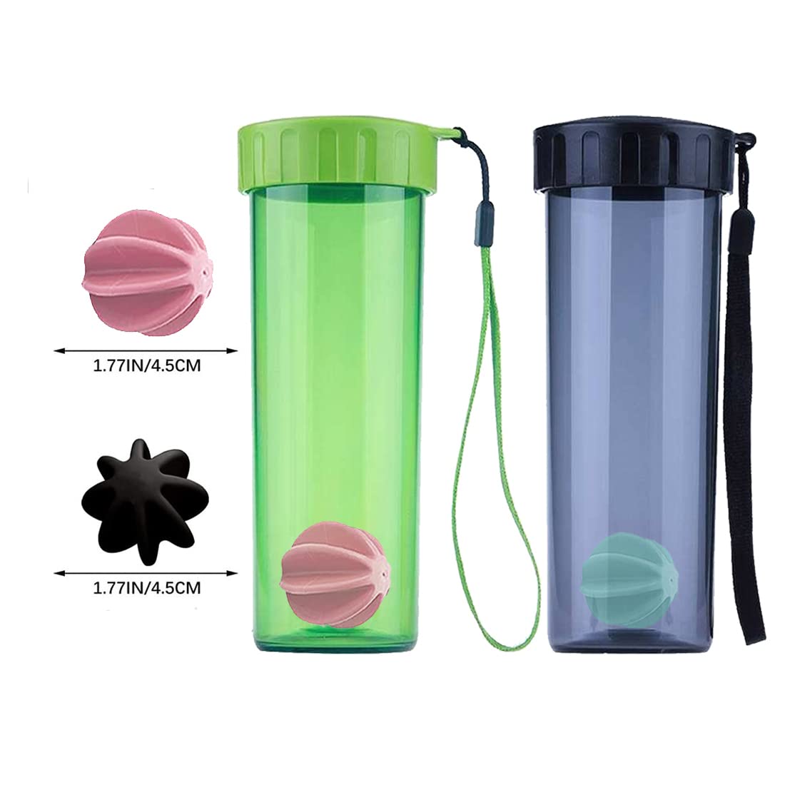 ELANE 12 Pcs Blender Balls for Protein Shakes,Protein Shaker Ball Shaker Cup for Shaker Drinking Bottle Cup (1.7inch)