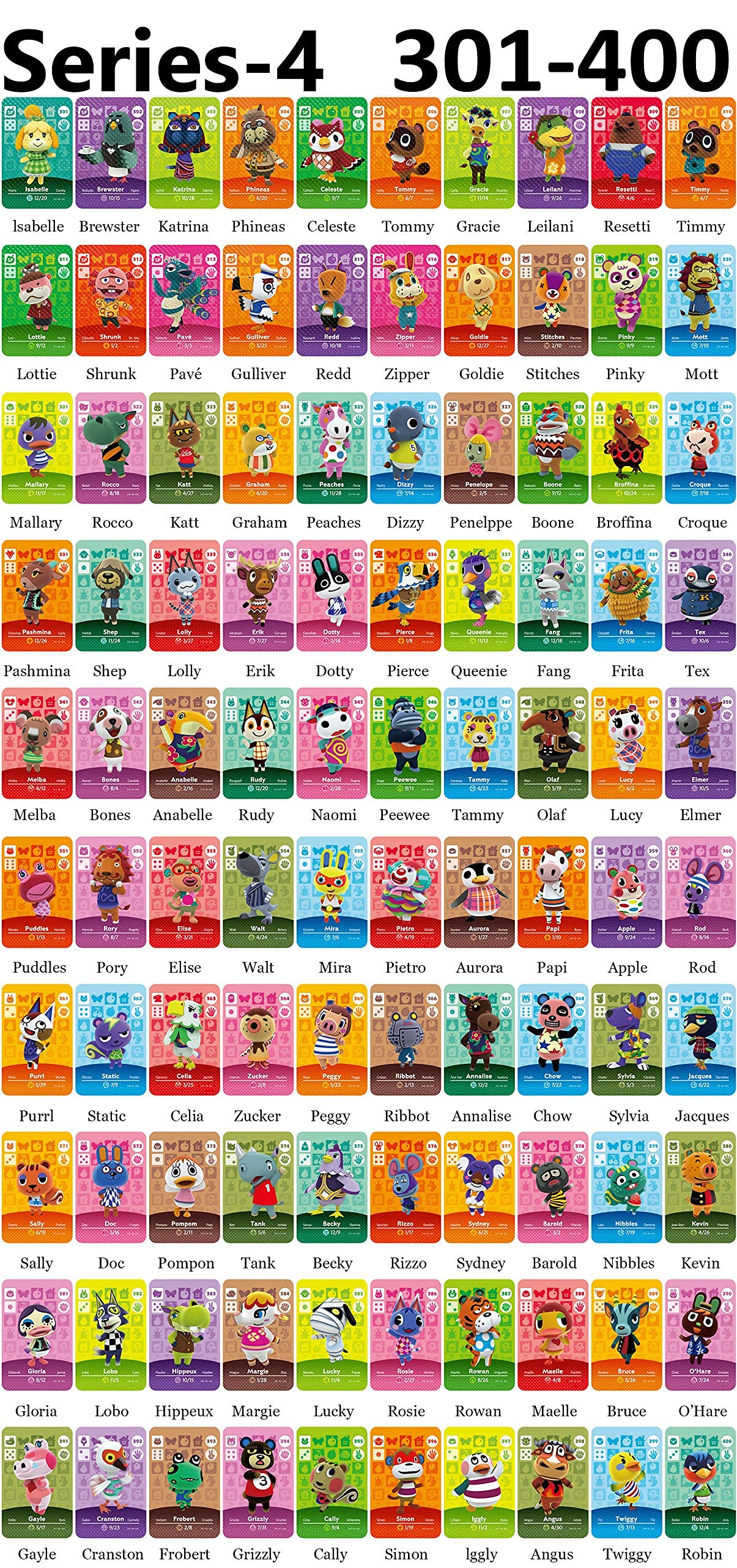Stitches Villager Card_No.318 (Renewed)