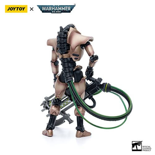 JOYTOY 1/18 Action Figures Warhammer 40k Mecha Necrons Szarekhan Dynasty lmmortal with Gauss Blaster