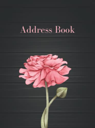 Small Address Book: small address book for purse. Address Book Small with A-Z index. small Address Books with Alphabet Index for All Your Contacts .Pocket address book; size 4" x 6" in