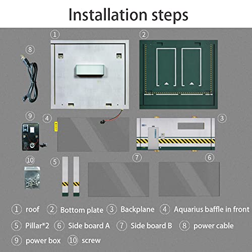 Giorkecl 1/32 Model Car Display Case,Model Car Parking Lot Garage,Display Case for Diecast Cars,6 Parking Space Acrylic Toy Garage with LED Light