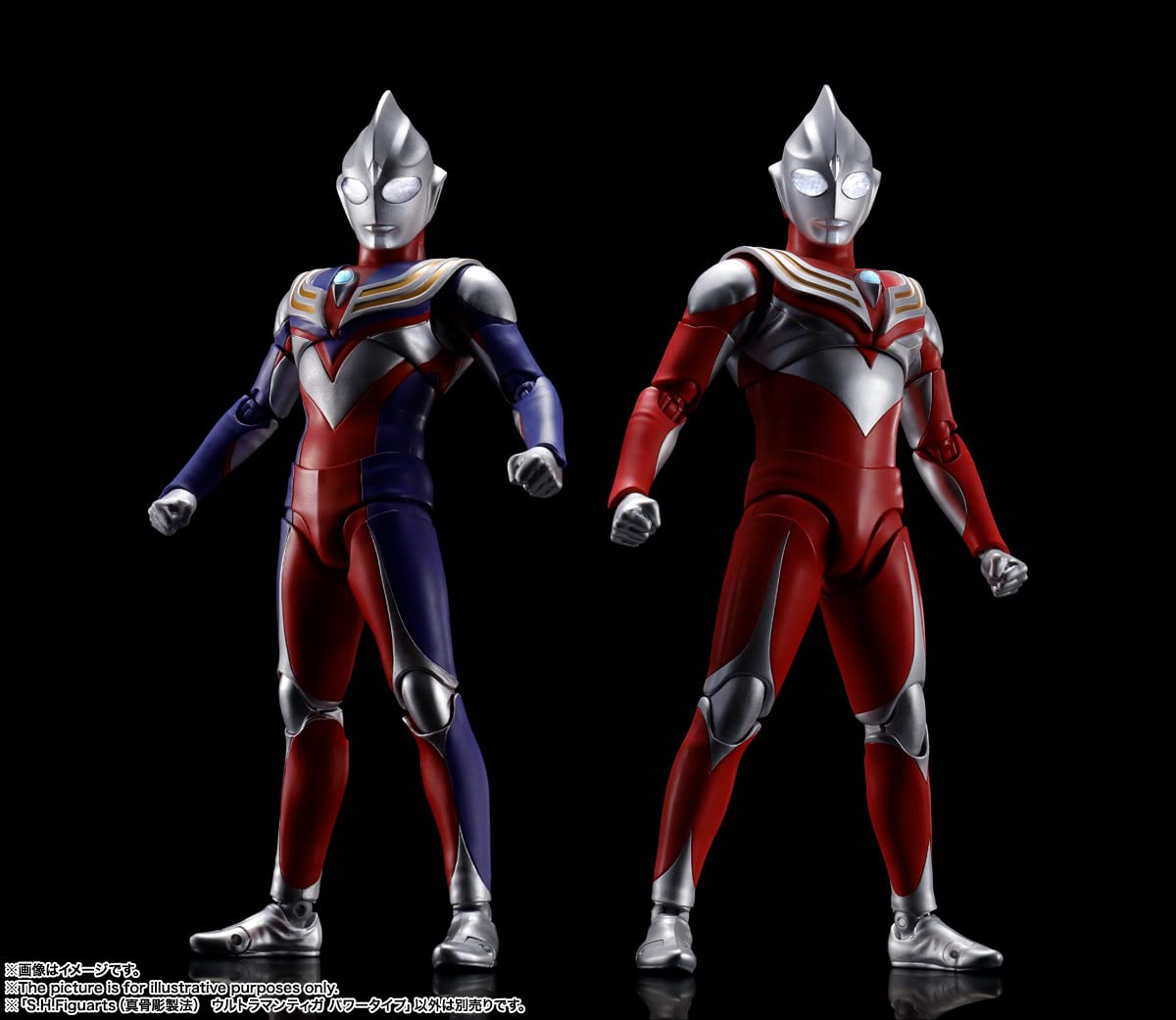 TAMASHII NATIONS - Ultraman Tiga - Ultraman Tiga Power Type, Bandai Spirits S.H.Figuarts (SHINKOCCHO SEIHO) Action Figure