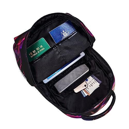 KEWRJFWA Anime Black Clover Backpack Cartoon Bag Lightweight Canvas Couple Backpacks Unisex Office Travel Backpack