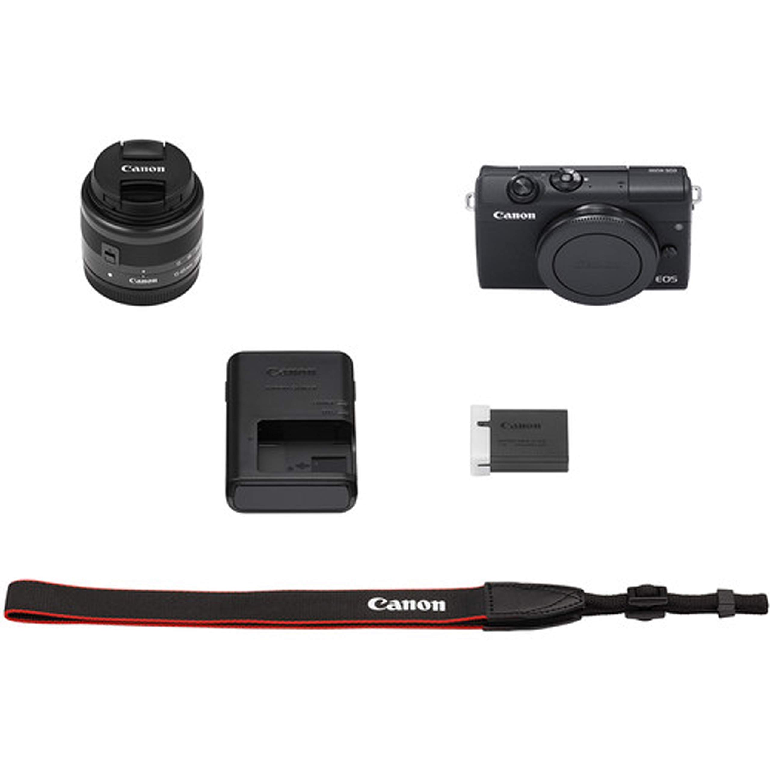 Canon EOS M200 Mirrorless Digital Camera with EF-M 15-45mm f/3.5-6.3 is STM Lens+ 420-800mm Super Telephoto Lens + 64GB Memory Card, Professional Photo Bundle (42pc Bundle)