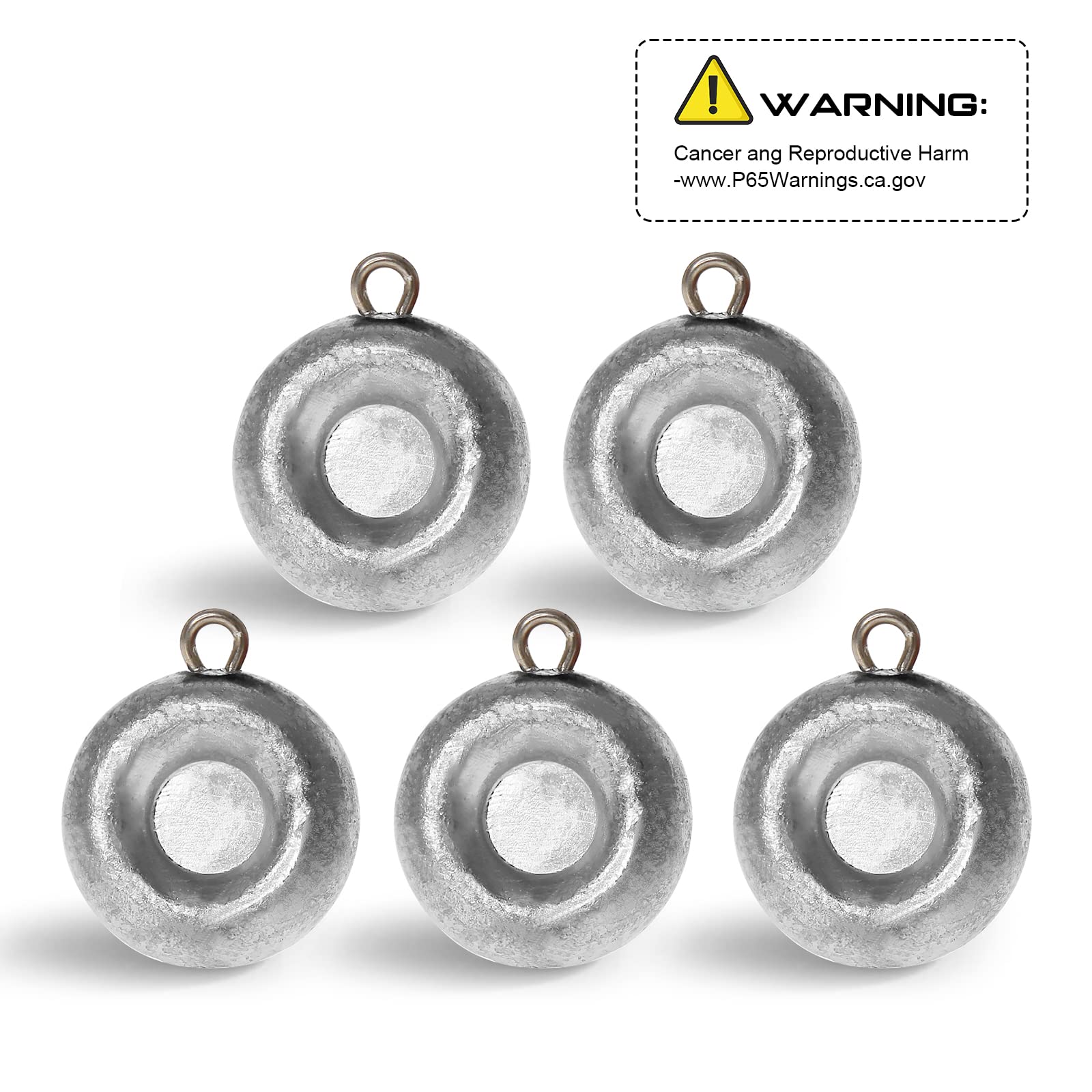 Croch Disc Sinkers Fishing Weights for Saltwater 1oz 2oz 3oz 4oz