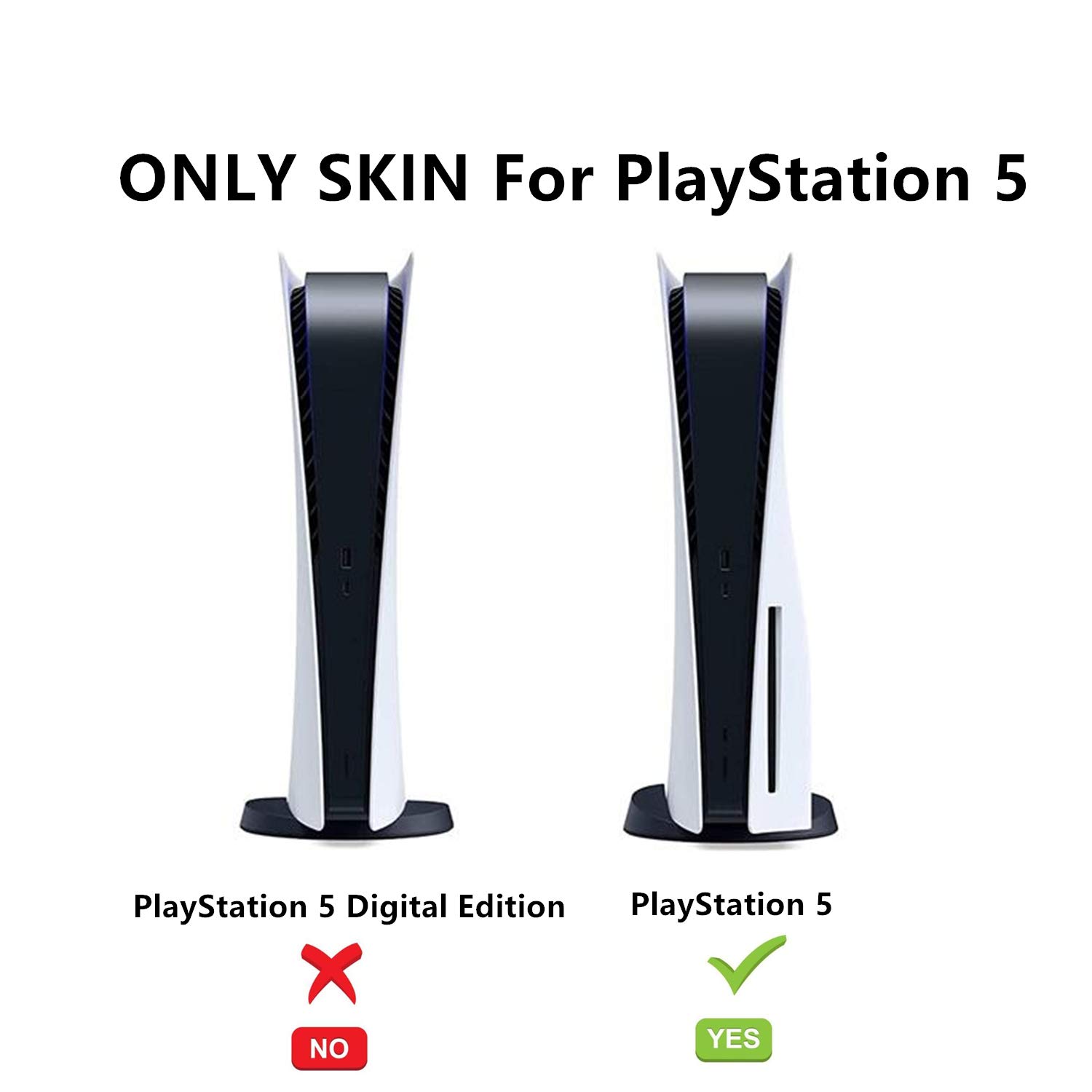 Xuour Ps5 Skin Sticker Vinyl Decal Cover for Playstation 5 Console Controllers (CD-ROM, Colorful)