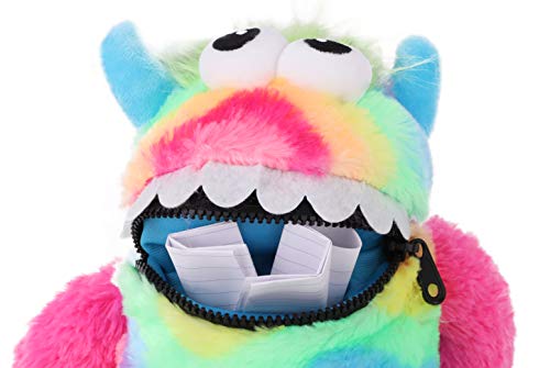 Toyland® 9" (23cm) Rainbow Colour Worry Monster Plush Soft Toy - Loves Eating Your Worries
