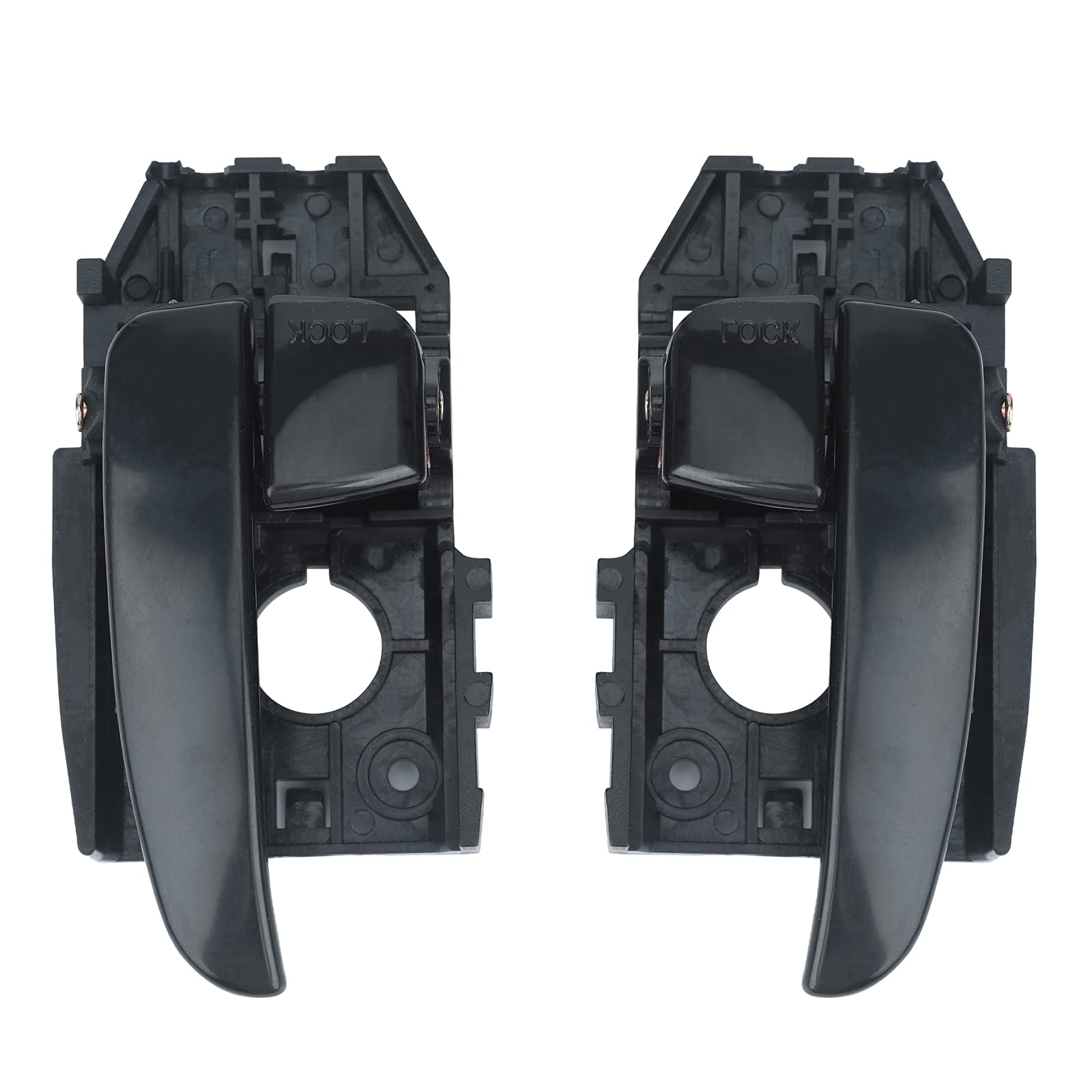 CROSSPASSION Interior Door Handles,Front Left & Right Driver Side,for 2001 2002 2003 2004 2005 2006 for Hyundai Elantra,Replace 83452/83453/826102D000CA/826202D000CA
