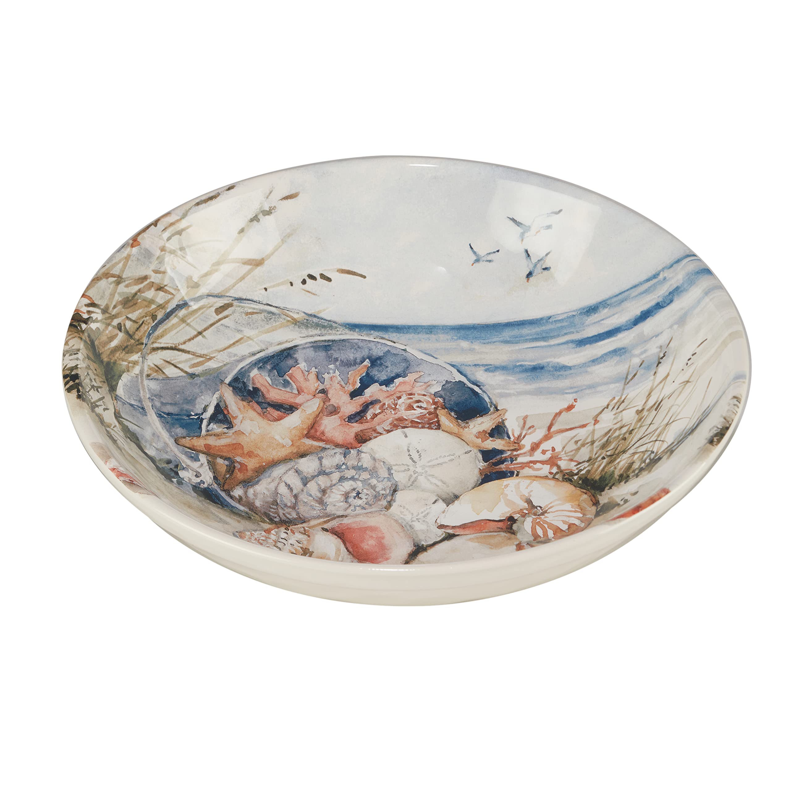 Certified International Coastal Landscape 128 oz. Serving/Pasta Bowl 13" x 3"