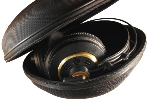 XL CASEBUDi Hard Headphone Case | Compatible with AKG, Audio Technica, Sony, Sennheiser, Turtle Beach & More | Black Ballistic Nylon