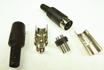 CESS DIN 5-Pin Plug MIDI Cable Connector (10 Pack)