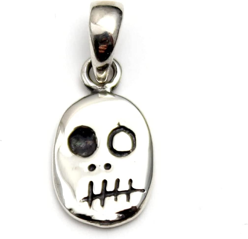 COSUMOSU Cute skull 925 sterling silver Pendant charm for Necklace for bracelet DIY