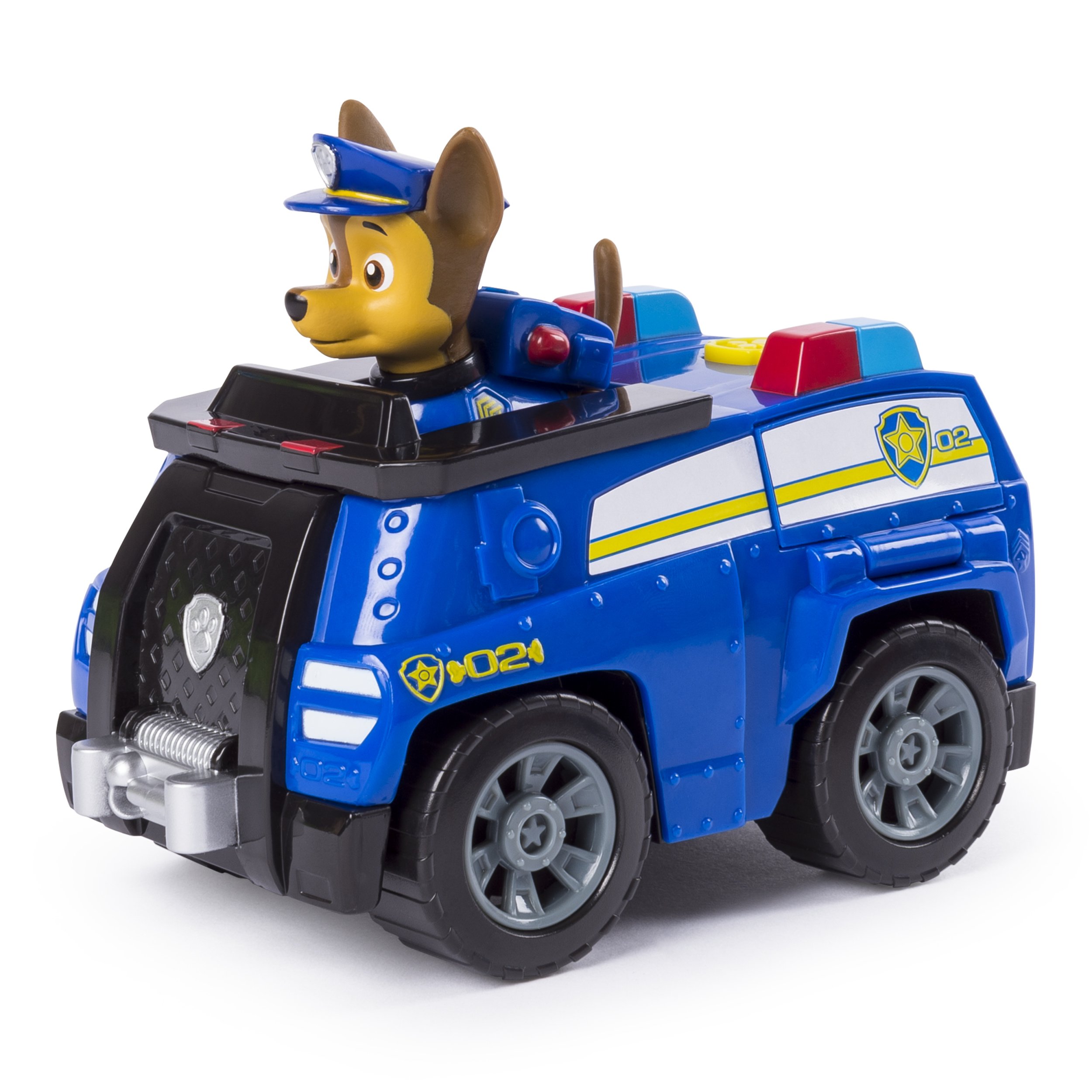 Paw Patrol, Chase’s Transforming Police Cruiser with Flip-Open Megaphone, for Ages 3 & Up