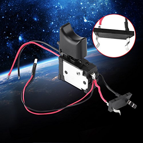 Electric Drill Trigger Switch, 7.2 V - 24 V Lithium Battery Cordless Convenient Electric Drill Speed Adjust Control Trigger Switch for Power Tools