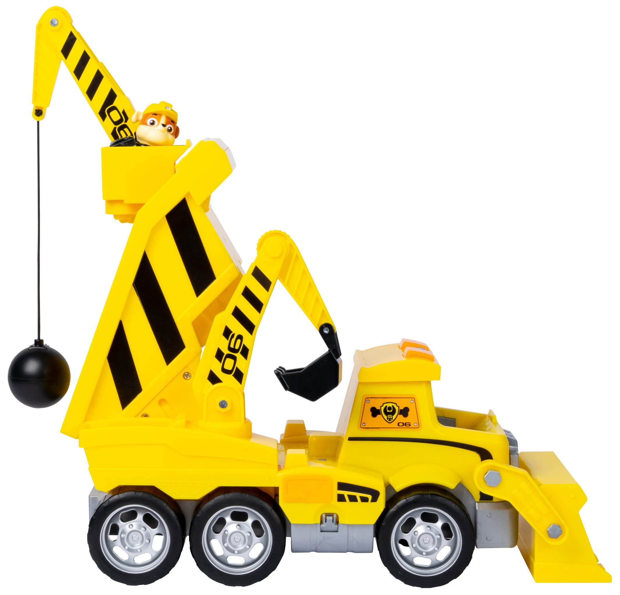 Paw Patrol, Ultimate Rescue Construction Truck with Lights, Sound and Mini Vehicle, for Ages 3 and Up