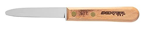 Dexter Russell Clam Shucking Knife with Carbon Steel Blade and Riveted Handle, 3-Inch, Made in USA