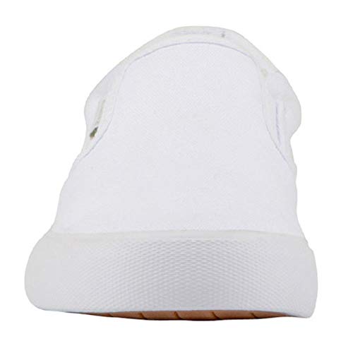 Lugz Womens Clipper Slip On Sneakers Shoes Casual - White - Size 9 B