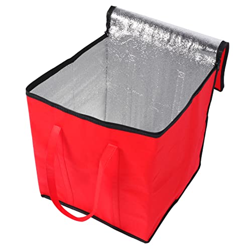 ULTECHNOVO 1pc Portable Cooler Bag Lunchbox Backpack Heating Lunch Box Large Storage Bags Food Insulation Bag Cold Delivery Bag Tote Lunch Storage Pouch Insulated Food Bag Bento Bag Foldable