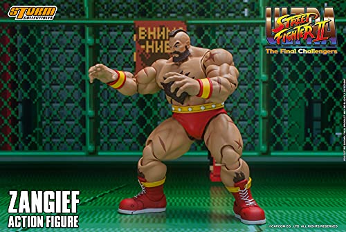 Storm Collectibles - Ultimate Street Fighter II: The Final Challenger - Zangief, Action Figure, STM87180 Red