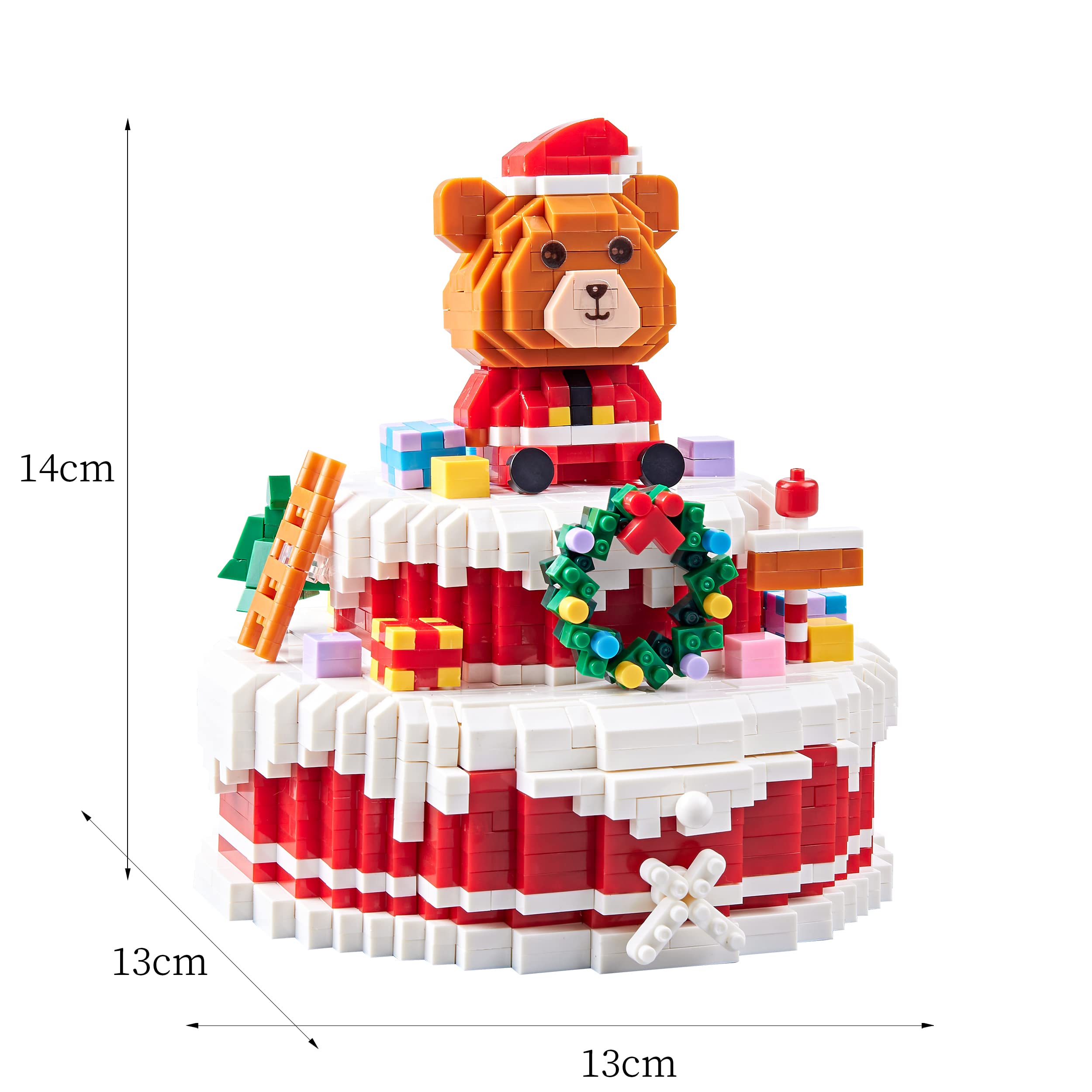 DOLBLOCK Architecture Micro Building Blocks Sets for Girls Educational Mini Bricks Modle Christmas Day Birthday Toy for Kids