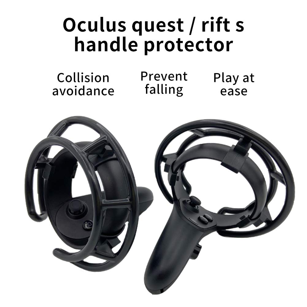 Pena Protective Frame and Protective Case Durable Grip Guard Cover VR Accessories for Quest Rift S