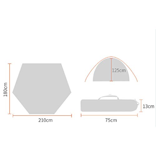 CUJUX Backpacking Tent, Instant Pop Up Tent, 2-3 Person, Lightweight Camping Tent for Outdoor Hiking, Climbing, Travel