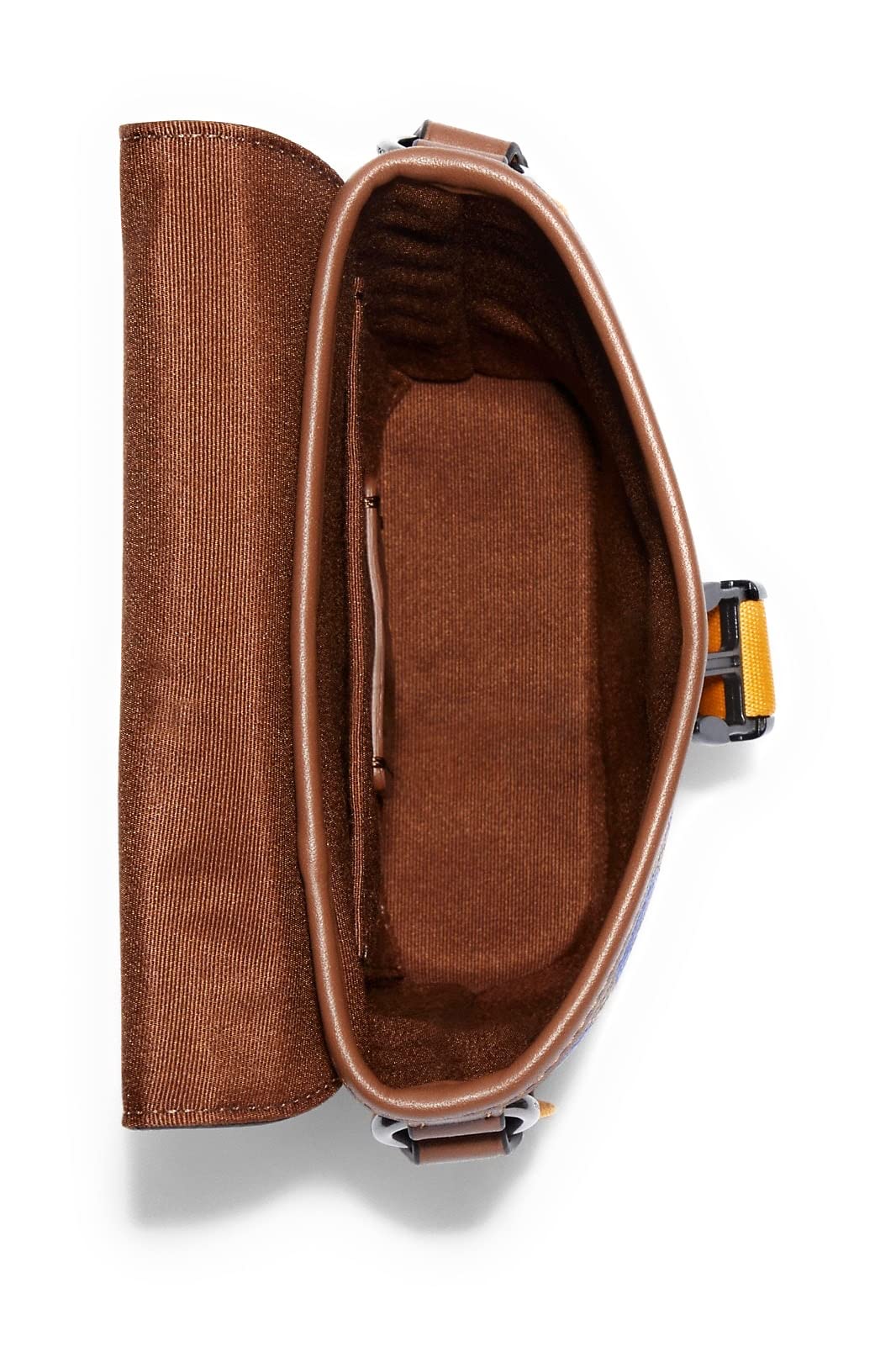 COACH Track Small Flap Crossbody In Signature Canvas (QB/Khaki Multi With Rainbow Print)