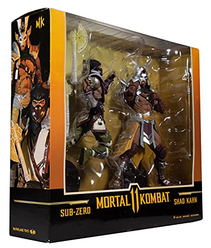 Sub Zero vs. Shao Khan Mortal Kombat 11 McFarlane Toys Action Figure 2-Pack